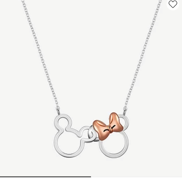Disney | Jewelry | Mickey Mouse Minnie Mouse Pendant Necklace | Poshmark